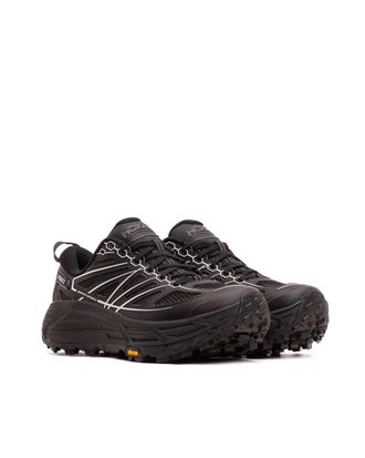 Hoka One One Mens Trainers Mafate Speed 2 Carbon Black Black-Carbon Upper: Synthetic Black/carbon Sneaker