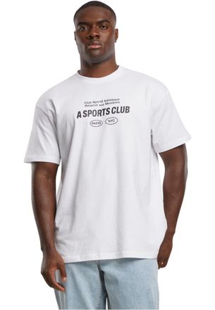Mister Tee A Sportsclub Oversize Tee White, 5XL