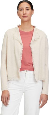 Cartoon Damen Strick-Cardigan mit Fransen 42, Beige