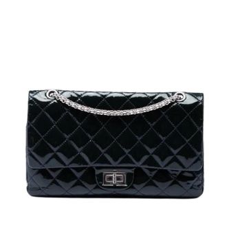 Chanel Pre-owned Vintage Quilted Patent Shoulder Bag - - Pre-owned - Damen - Blau - ONE SIZE