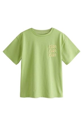 Next T-Shirt Oversized Fit T-Shirts mit Grafik, 4er-Pack (4-tlg)