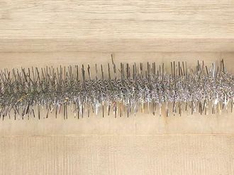 Dmora Weihnachtsdekoration Pasterze, Weihnachtsdekor, Weihnachtsornament, Festliche Dekoration, Made in Italy, 2000x7 h7 cm, Silber