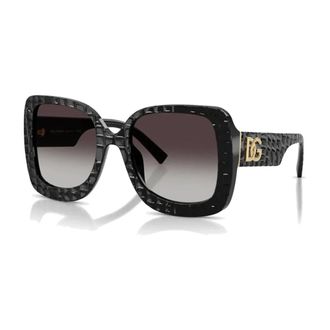 Dolce & Gabbana Eckige Sonnenbrille - - Accessories - Damen - Schwarzk - 55 MM