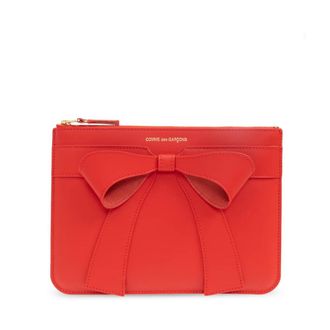 Comme Des Gar&ccedil;ons Lederetui - - Accessories - unisex - Rot - ONE SIZE
