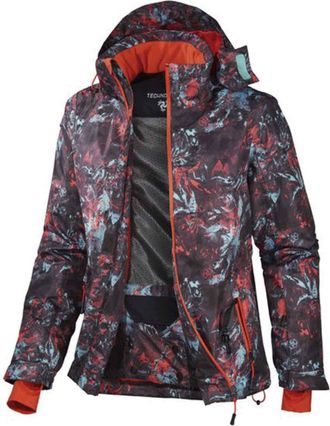 Crivit Damen Skijacke Winterjacke Wintersport Mehrfarbig Alloverprint 36