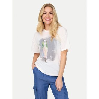 Only T-Shirt Melina 15342876 Weiß Regular Fit