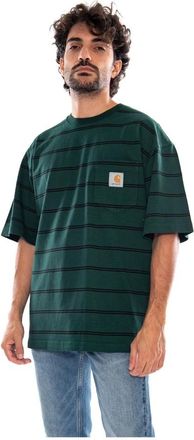 Carhartt Work in Progress T-shirt poche S/S Cardona - Homme - Tops - Vert - Taille: L