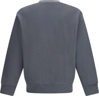Maison Kitsun&eacute; Embroidered Fox Logo Sweatshirt - Gray