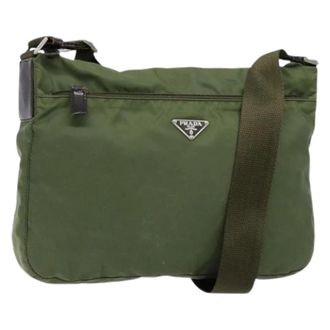 Prada Pre-owned Nylon prada-taschen - - Pre-owned - Damen - Gr&uuml;n - ONE SIZE
