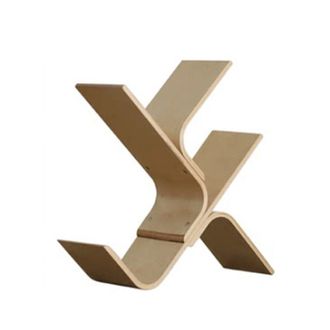 Generic Baumf&ouml;rmiges B&uuml;cherregal mit 3-8 Ebenen, kreativ gebogenes vertikales B&uuml;cherregal, Aufbewahrungsregal for B&uuml;cher, CDs und Zeitschriften(Color 1,3-Tier