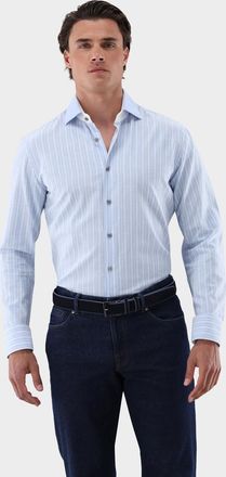 van Laack Hemd mit Kontrasten gestreift Slim Fit