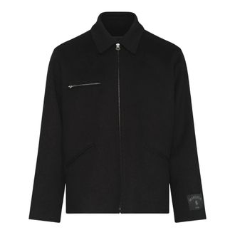 Maison Margiela Veste zipp&eacute;e en laine double face - Homme - Vestes - Noir - Taille: L