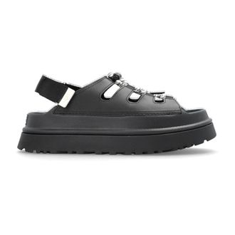 UGG Ugg, Femme, Chaussures, Noir, Taille: 41 EU Flat Sandales