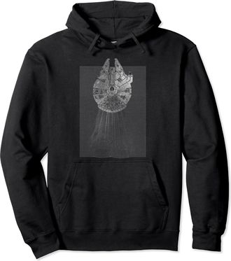 Star Wars Millennium Falcon Ripple Movements Pullover Hoodie