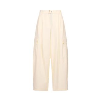 P.A.R.O.S.H. Wide Hosen - - Trousers - Damen - Beige - M