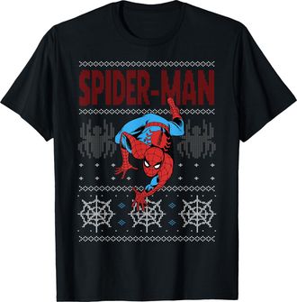 MARVEL Spider-Man Crawl Ugly Weihnachten T-Shirt