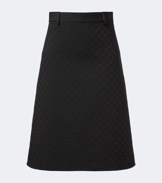 Gucci Jupe midi GG