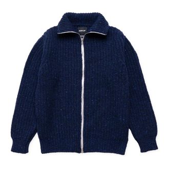 Howlin Homme, Pulls, Bleu, Taille: M Maglia Full Zip