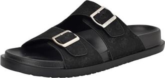 Guess Sandales Verone pour homme, Logo noir Multi 001, 44 EU
