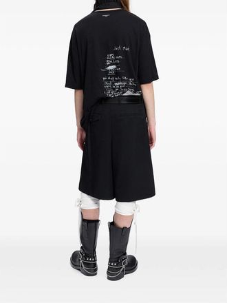 Ann Demeulemeester Cotton Jersey T-Shirt - Black