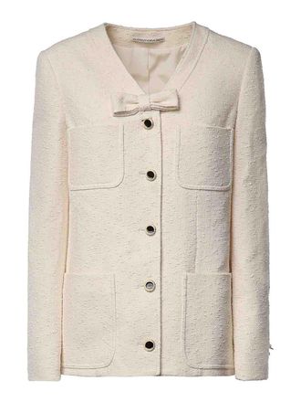 Alessandra Rich Blazer - Wei&szlig;