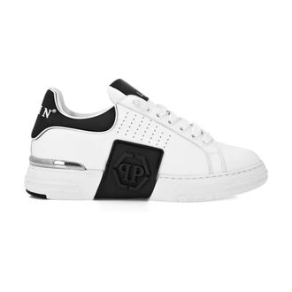 Philipp Plein Homme, Chaussures, Blanc, Taille: 44 EU Chaussures Plates