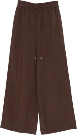 Liu Jo Femme, Pantalons, Brun, Taille: 40 FR Wide Pantalons