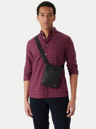 Tommy Hilfiger Umh&auml;ngetasche Th Flag Mini Crossover AM0AM14014 Schwarz