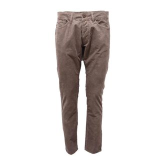 Michael Coal Samt Hose mit Rippb&uuml;ndchen - - Trousers - Herren - Braun - W35