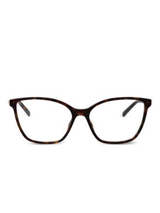 Gucci lunettes de vue GG1995O &agrave; logo - Marron
