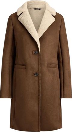 Ralph Lauren Manteaux droit - Femme - Manteaux - Brun - Taille: 40 FR