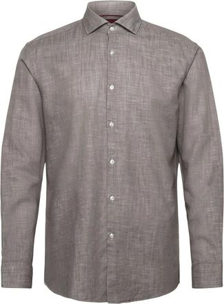 HUGO BOSS Homme, Chemises, Beige, Taille: 3XL Chemise en coton et lin