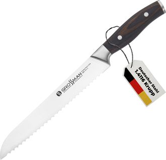 Greta Magnusson-Grossman 580WD | Brotmesser 31,8 cm | Ultrascharfer K&uuml;chenmesser | Deutschem Edelstahl Klinge 18,6 cm | mit Ergonomischen Griff 13,2 cm (153 Gramm)
