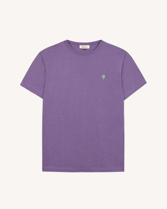 Faguo T-shirt violet coton - LUGNY