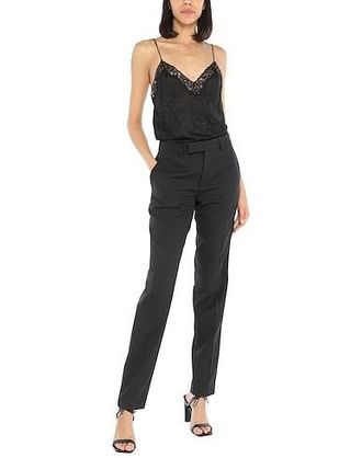 Philosophy di Lorenzo Serafini Black Tailored Lace Detailed Jumpsuit Size S