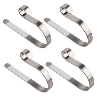 BESPORTBLE 4 St&uuml;ck Weihnachtsstrumpfhalter aus Zinklegierung Kaminhaken f&uuml;r Weihnachtsdeko Aufh&auml;nger f&uuml;r Str&uuml;mpfe Girlanden und Lichter