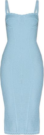 Dolce & Gabbana Femme, Robes, Bleu, Taille: 36 FR Robe Crochet &agrave; Bretelles