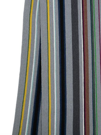 Paul Smith Striped Scarf - Grey