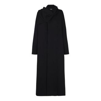Cortana Brano Long A-line Coat - - Coats - Damen - Schwarzk - M