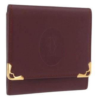 Cartier Pre-owned M&uuml;nz Portemonnaie - - Pre-owned - Damen - Rot - ONE SIZE