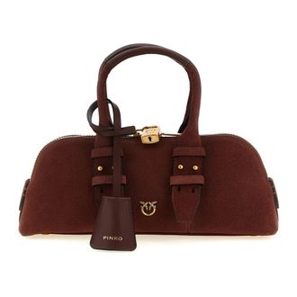 Pinko Pinko, Femme, Sacs, Rouge, Taille: ONE Size Bowling Baguette