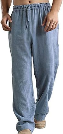 Generic Pantalon de loisirs pour homme - Long &eacute;t&eacute; - Pantalon de jogging baggy pour homme - Respirant - Pantalon dext&eacute;rieur tendance - Pantalon dext&eacute;rieur d&eacute;co