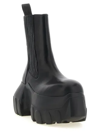 Rick Owens Beatle Mega Tractor Boot - Black