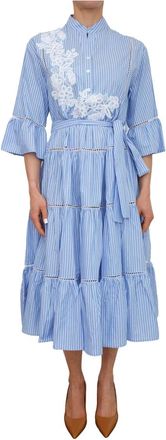 Ermanno Scervino Femme, Robes, Bleu, Taille: 40 FR Firenze Dress