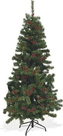 Galileo Casa Tannenzapfen und Beeren Weihnachtsbaum 180 cm, grün, Maße: H