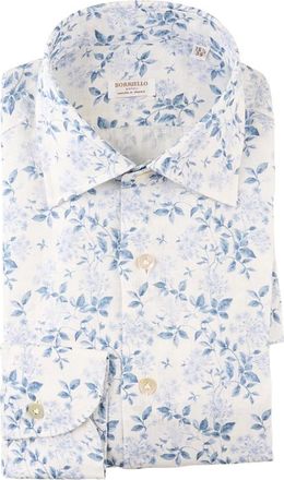 Borriello Homme, Chemises, Multicolore, Taille: L Camicia 100% Lino