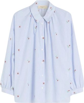 Max Mara Femme, Blouses et Chemises, Bleu, Taille: 44 FR Chemises