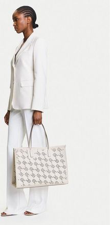 Tommy Hilfiger Handtasche Th City AW0AW17501 &Eacute;cru