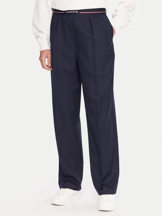 Lacoste Stoffhose HF5307 Dunkelblau Relaxed Fit