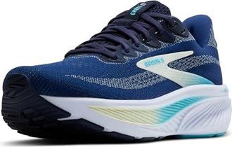 Brooks Femme Ghost 17 Sneaker, Navy/Green/Turquoise, 38.5 EU